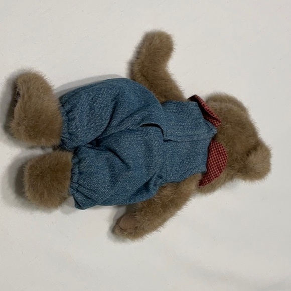 Boyds Bears | Accents | Boyds Bears Girl Bear In Denim Overalls With ...